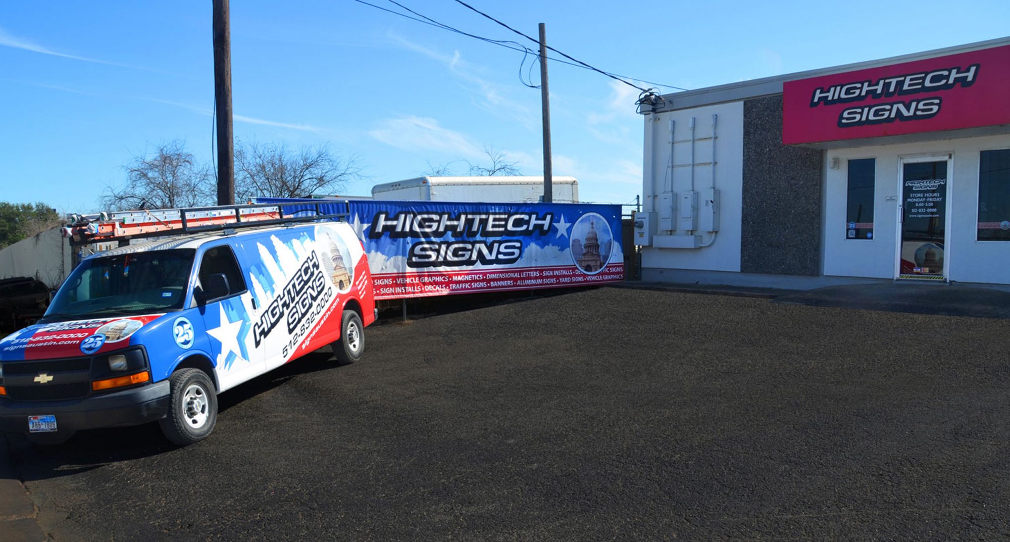 Sign Designs | Corporate Signage | Austin | Hightech Signs